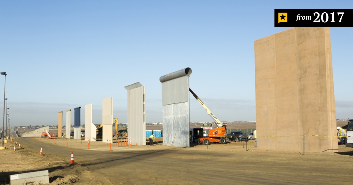 Federal government rolls out eight border wall prototypes | The Texas ...