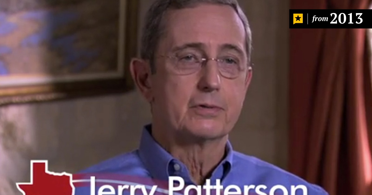 In New Ad, Patterson Says He Defends Second Amendment | The Texas Tribune