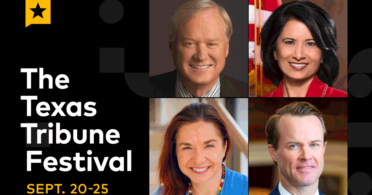 T-Squared: Who is speaking at this year’s Texas Tribune Festival | The ...