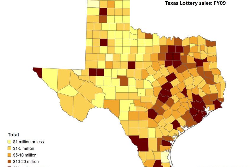 Texas Lottery Sales Vary by County | The Texas Tribune