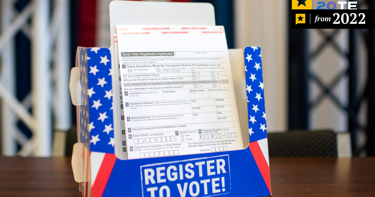 Texas voter registration deadline is Oct. 11. Here’s how to register ...