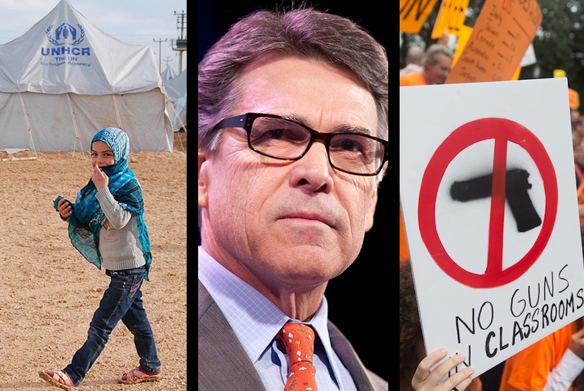 Roundup: Refugee Policy, Perry Indictment, Campus Carry | The Texas Tribune