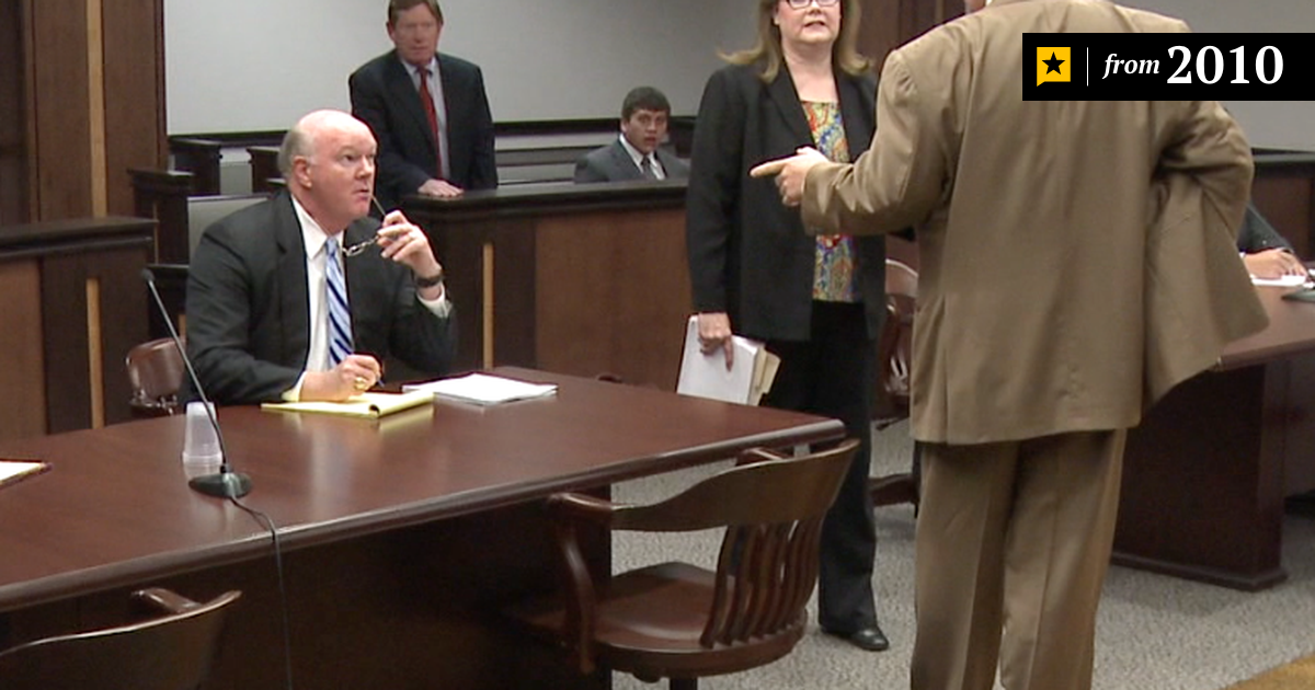 Steve Mostyn Confronts Joe Nixon in Galveston Courtroom | The Texas Tribune