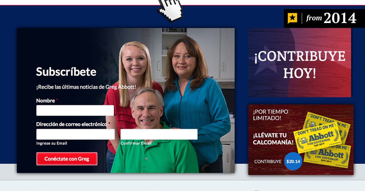 Abbott Bolsters Outreach With Spanish-Language Website | The Texas Tribune