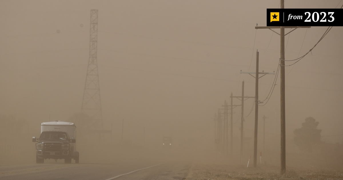 Texas High Plains walloped by dust storms fed by drought, high winds ...
