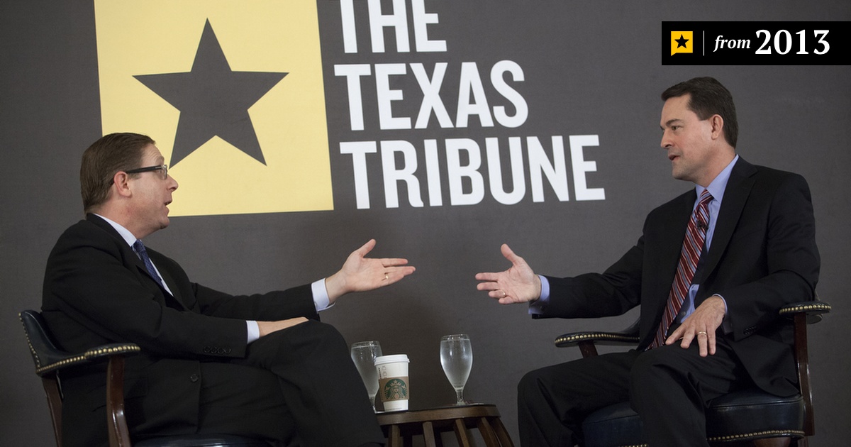 TribLive: A Conversation with Todd Staples | The Texas Tribune