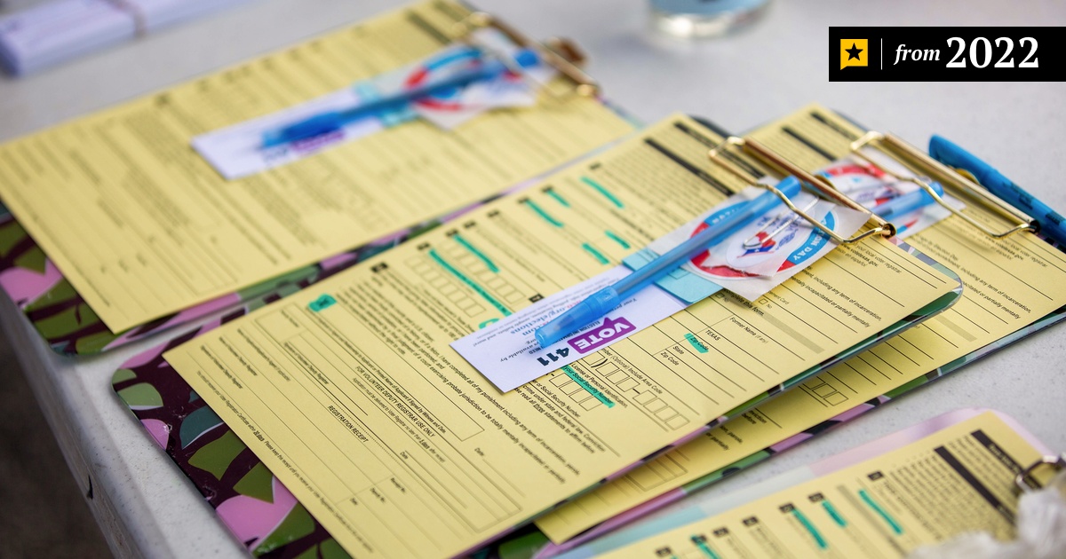 Texas voter registration forms limited because of supply chain issues ...