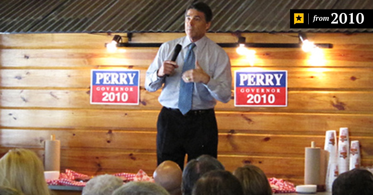 On the Campaign Trail With Gov. Rick Perry | The Texas Tribune