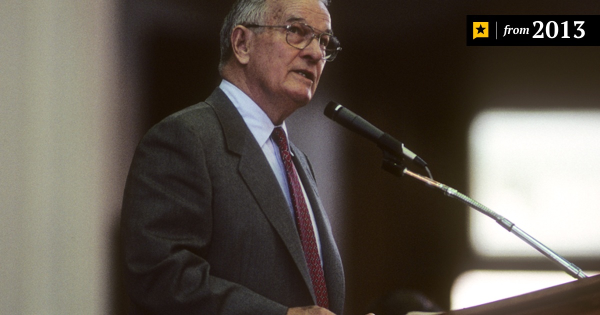 UT-Austin Names Center for Former Gov. Bill Clements | The Texas Tribune