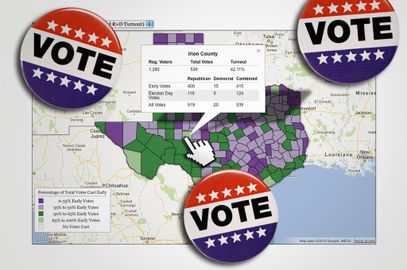 Interactive: Early Vote vs. Election Day Primary Turnout | The Texas ...