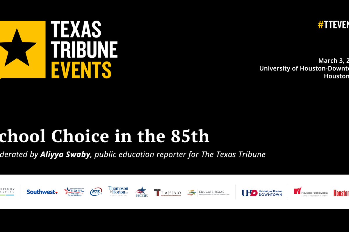 Should the Texas Legislature pass a school choice program? (video ...