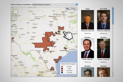 Interactive Map: Texas House Committees in 82nd Session | The Texas Tribune