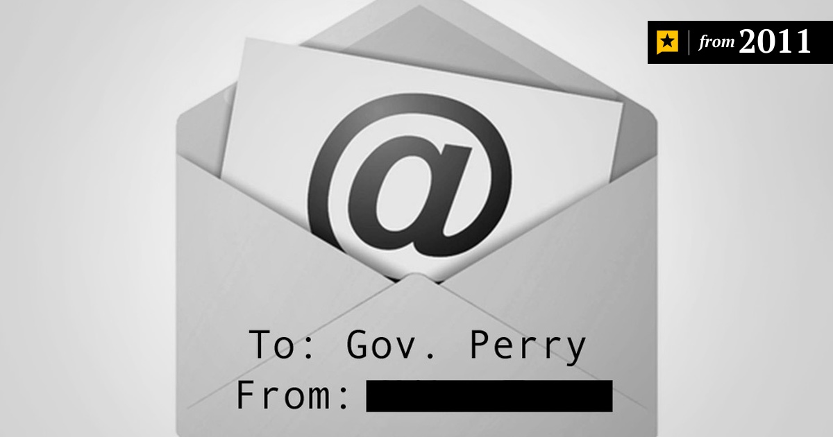 Email Destruction Halted in Texas Governor's Office | The Texas Tribune