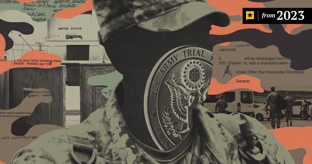 How the Army quietly discharges soldiers charged with violent crimes ...