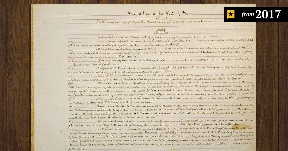 Hey, Texplainer: Why are so many "trivial" things put before Texas ...
