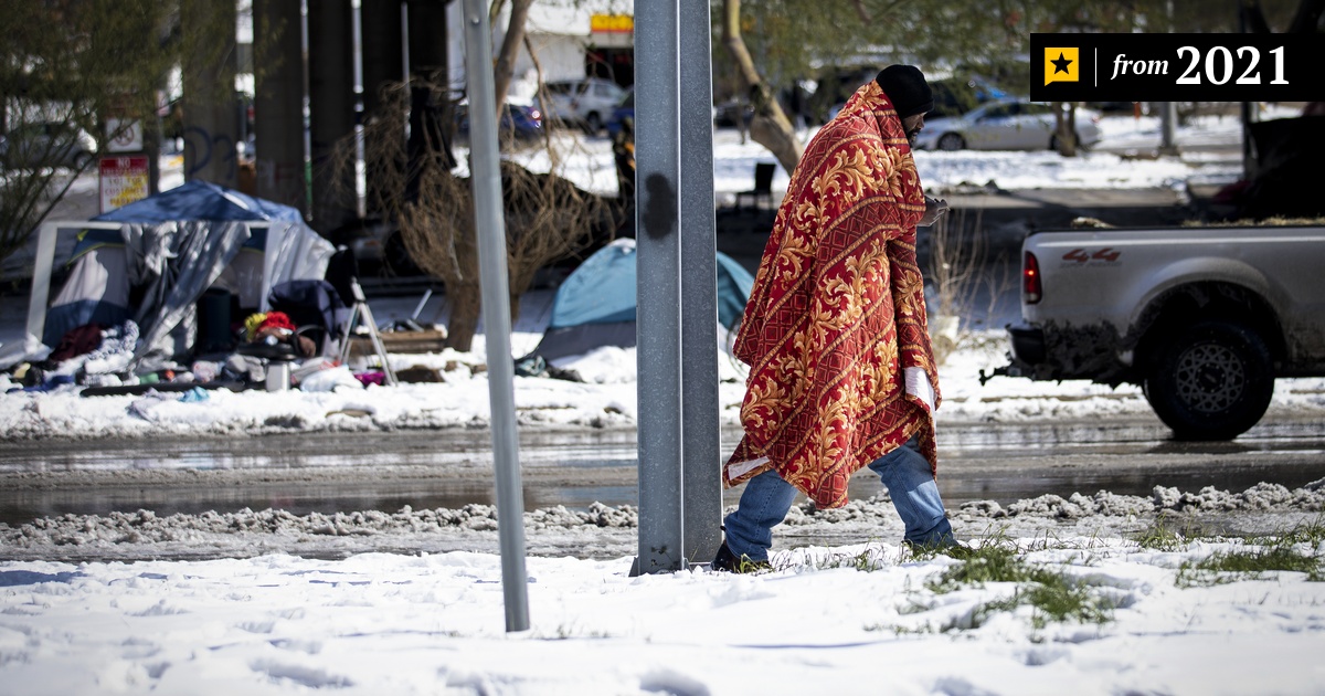 At least six homeless people died during the winter storm in Texas ...