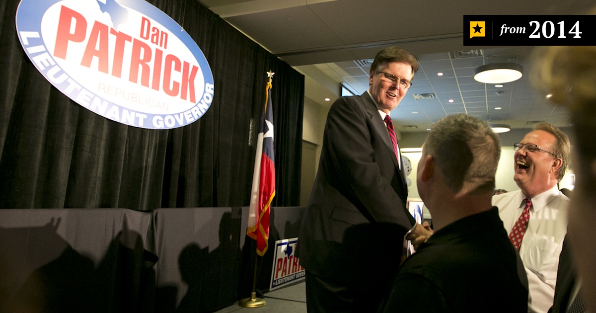 Patrick Wins Big in Bid for Lieutenant Governor | The Texas Tribune