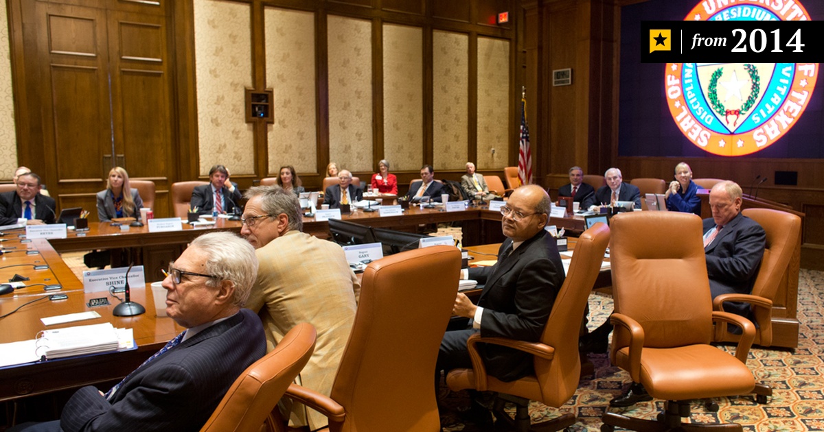 UT System Expected to Name New Chancellor on Tuesday | The Texas Tribune