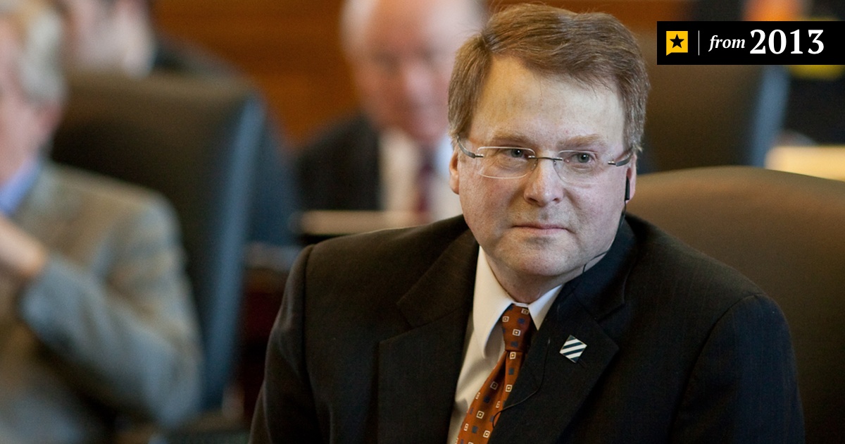 Birdwell "Disappointed" With Stalled Campus Carry Bill | The Texas Tribune