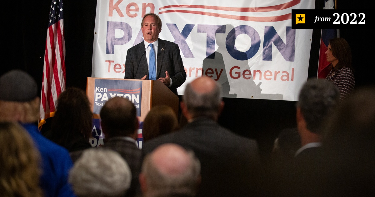 Texas AG Ken Paxton seeks new term after fighting 2020 presidential ...