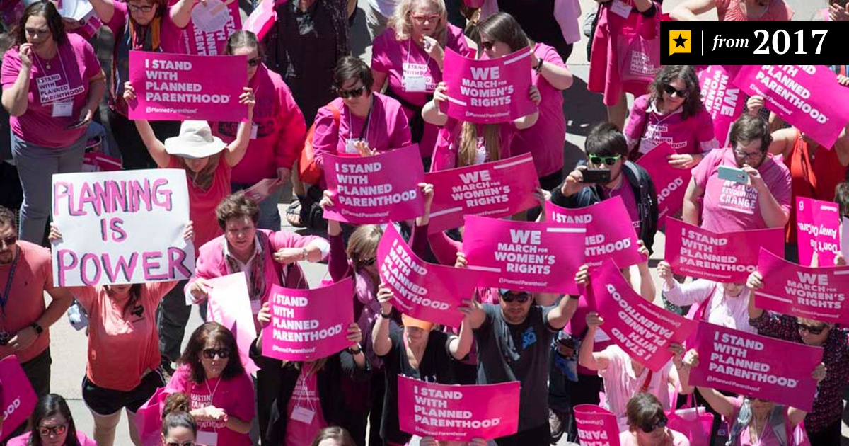 Planned Parenthood supporters rally for reproductive health access ...