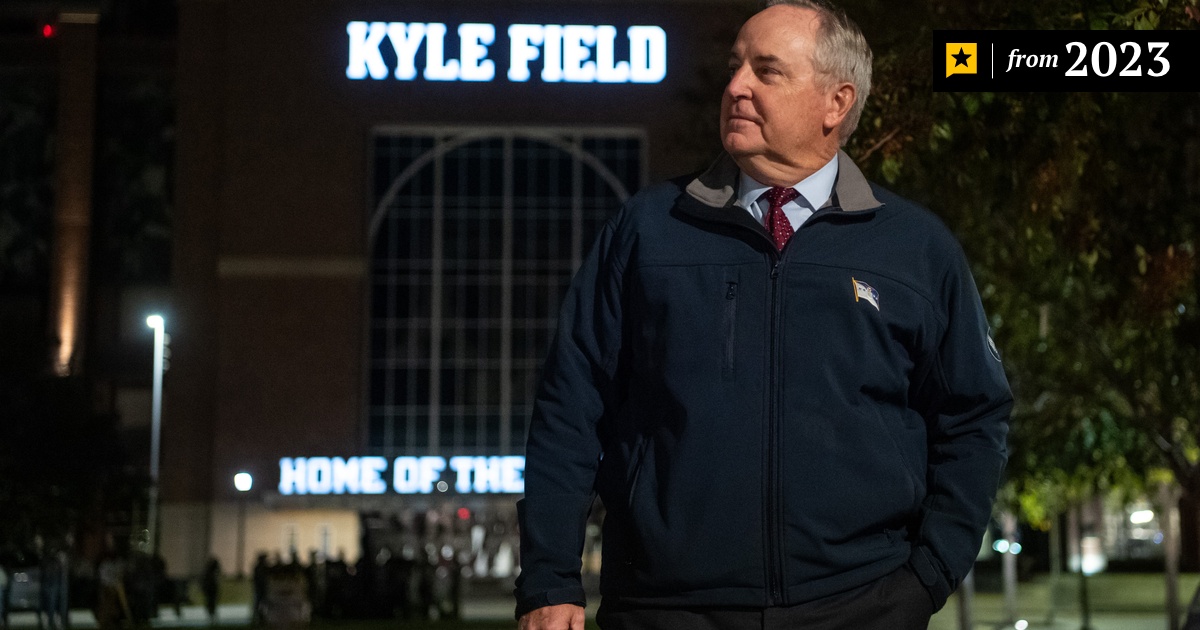 Texas A&M Board of Regents names Mark Welsh III sole president finalist ...