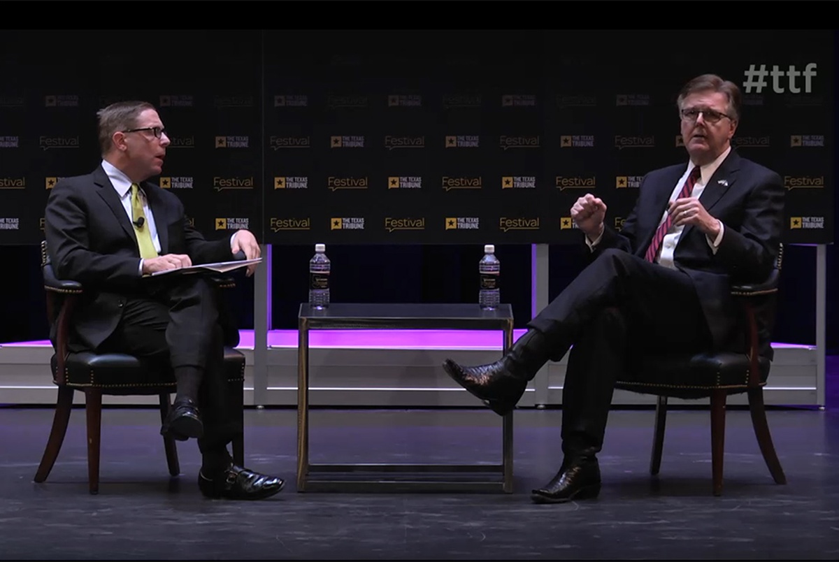 Video: Dan Patrick at The Texas Tribune Festival | The Texas Tribune