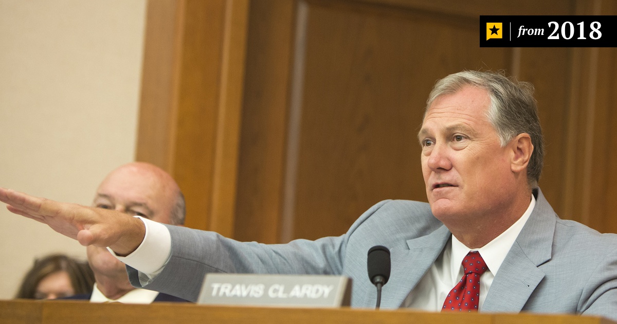 State Rep. Travis Clardy declares candidacy for Texas House speaker ...