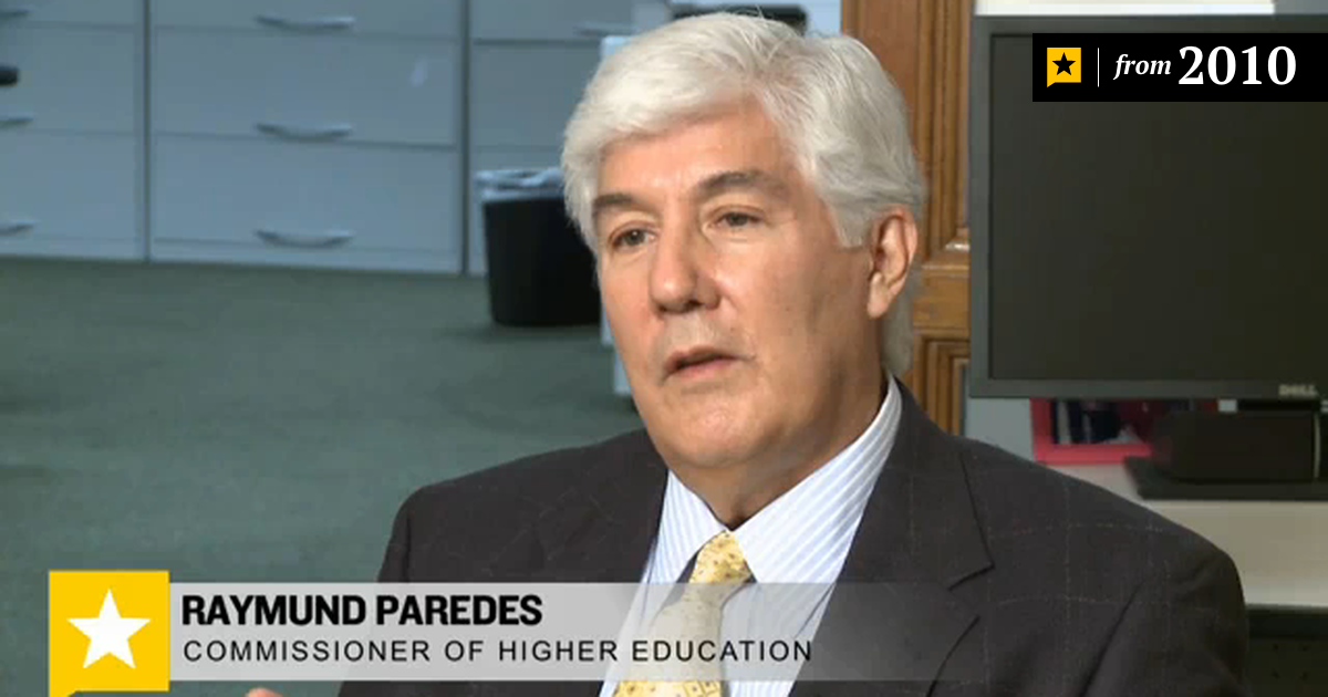 An Interview With Texas Higher Education Commissioner Raymund Paredes