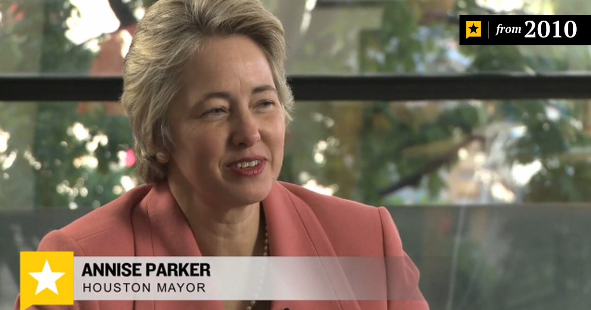 Texas Tribune Interviews Houston Mayor Annise Parker | The Texas Tribune