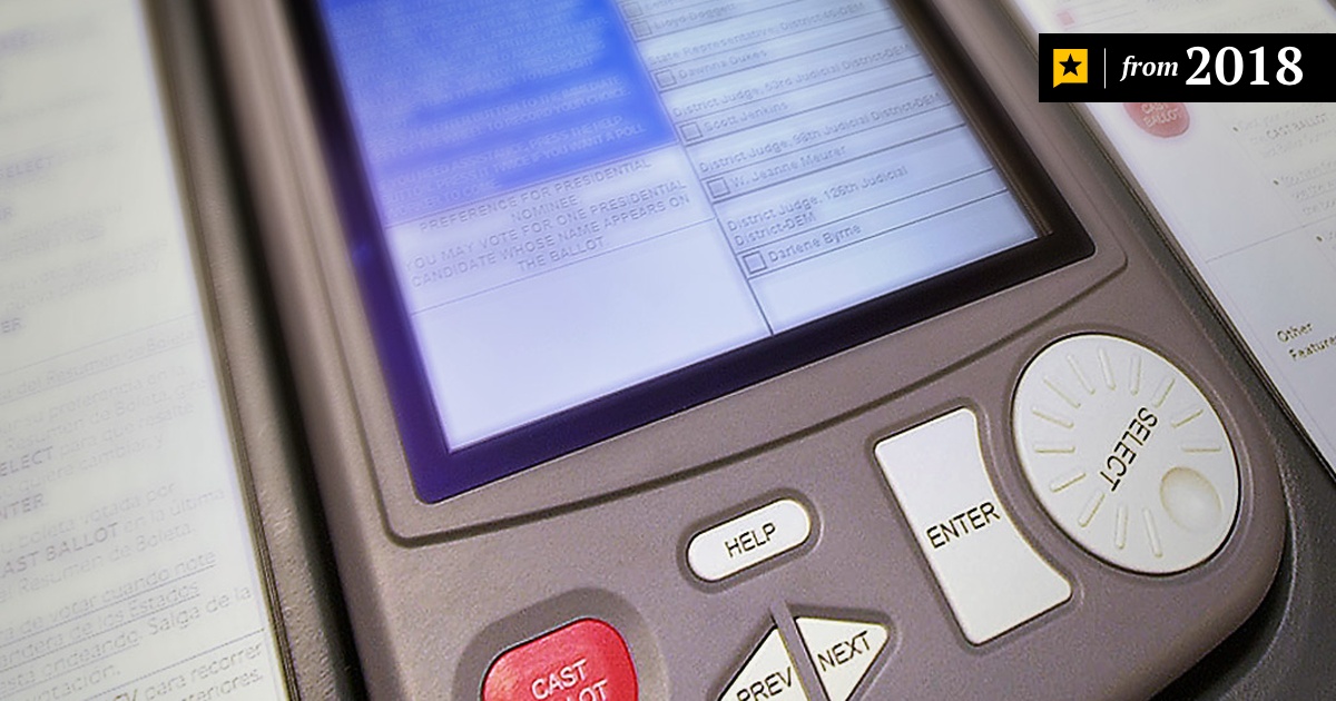 No, Texas voting machines aren’t malfunctioning and changing votes ...