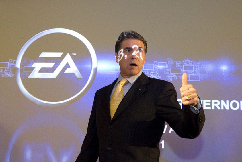 Perry, in Austin, Previews National Campaign Message | The Texas Tribune