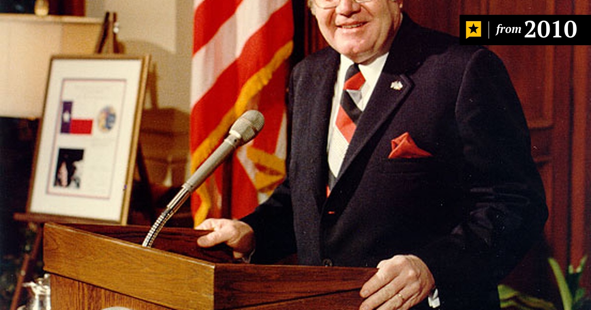 Former Texas Gov. Dolph Briscoe dies | The Texas Tribune