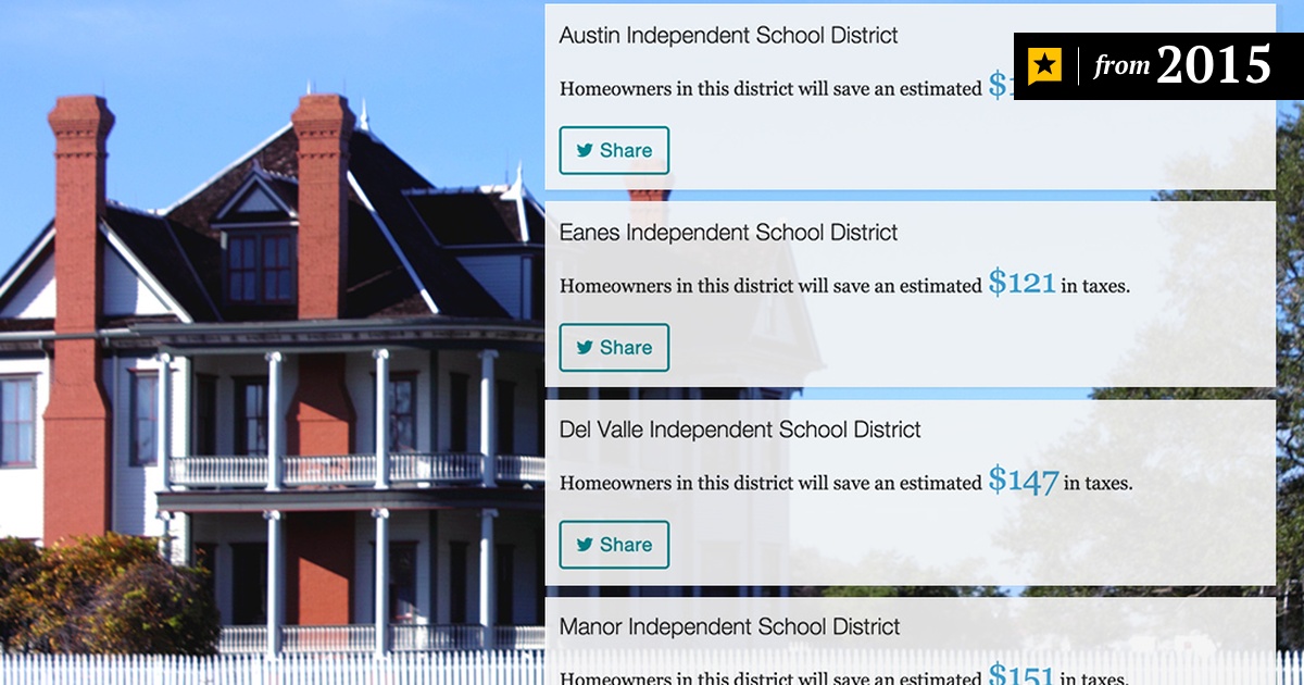 How Much Do You Save if Prop 1 Passes? | The Texas Tribune