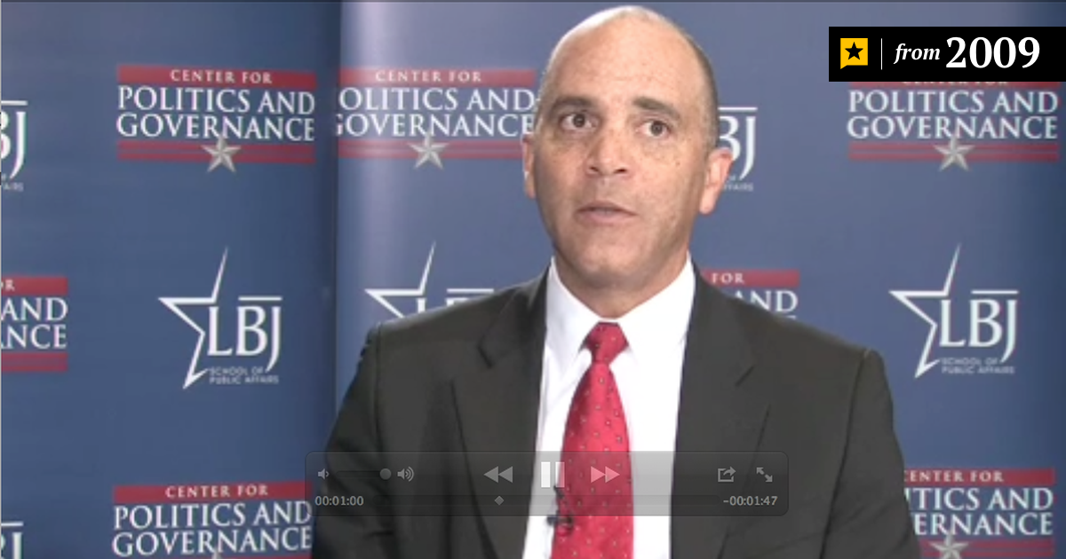 Wallace Jefferson on Why We Shouldn't Elect Judges | The Texas Tribune