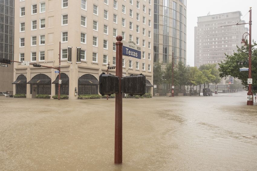 Downtown Houston Flooding Today