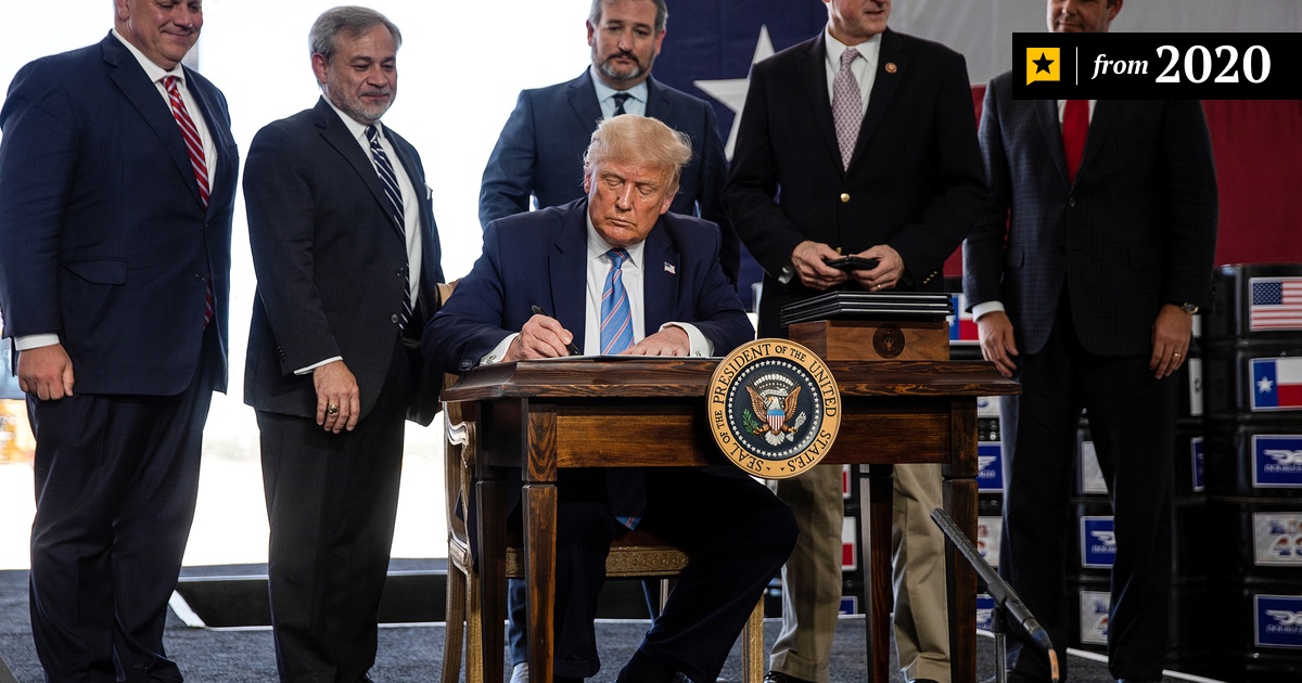 President Donald Trump's Texas visit focuses on oil and gas workers ...