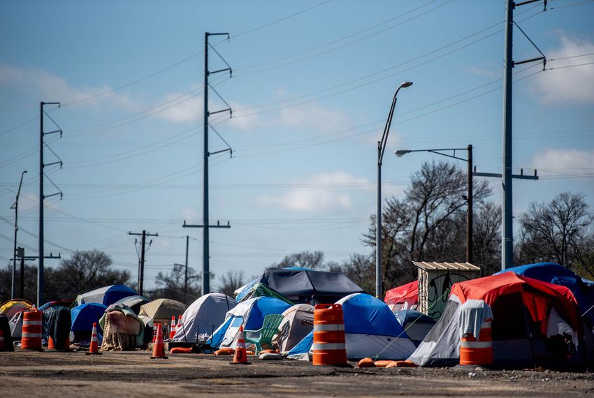 Texas Gov. Greg Abbott's homeless camp helpful, his tweets stigmatizing ...
