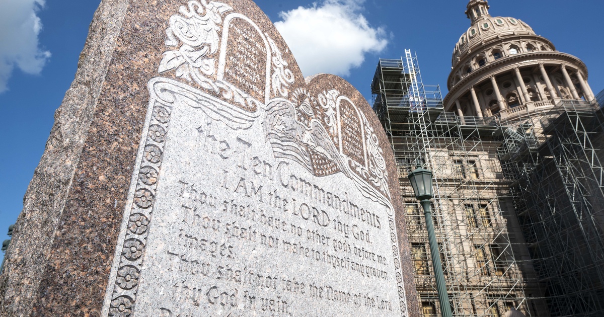More Texas school districts sued over Ten Commandments law | The Texas ...