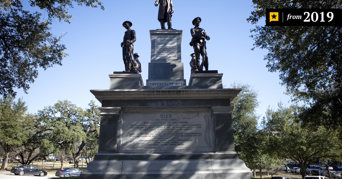 Confederate monuments in Texas harder to remove under Senate bill | The ...