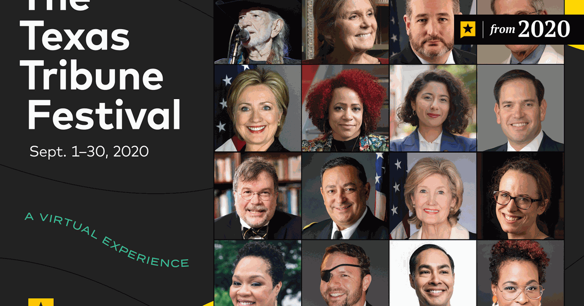 The 2020 Texas Tribune Festival is our best ever | The Texas Tribune