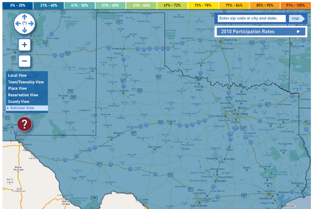 Interactive Census Maps | The Texas Tribune