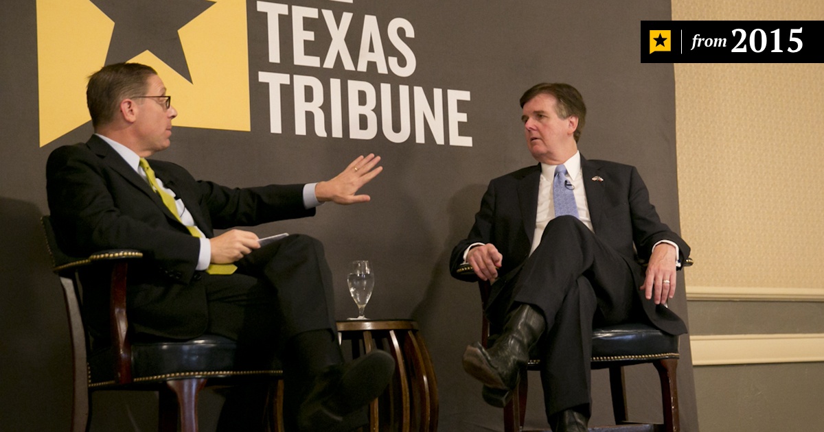 Video: A Conversation With Dan Patrick | The Texas Tribune
