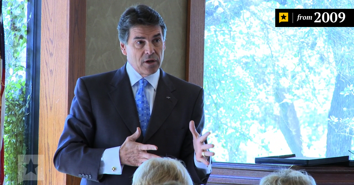 Stump Interrupted: Rick Perry (Part One) | The Texas Tribune